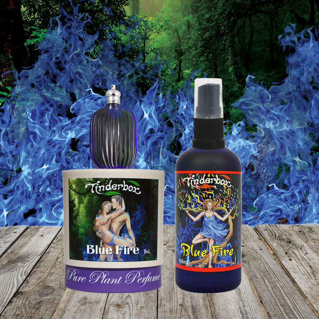 Essential Oil Perfume Gift | Blue Fire Gift Box | Tinderbox